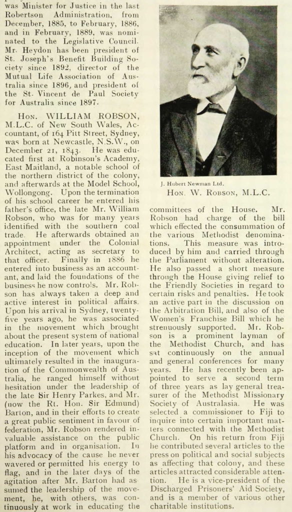 The Robson Family of Sydney 1860-1930 and the Veitch Family – Relatives ...