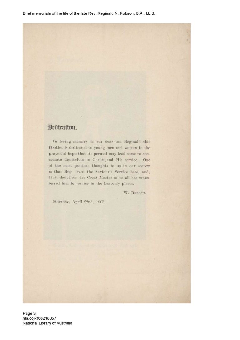 The Robson Family of Sydney 1860-1930 and the Veitch Family – Relatives ...